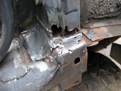 A couple of typical Range Rover rust repairs - Range Rover Forum ...